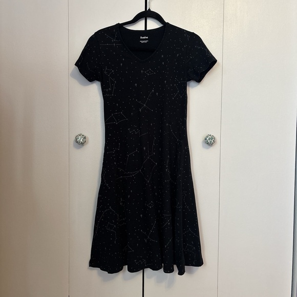 Svaha | Dresses | Explore The Constellations With This Black Starry ...